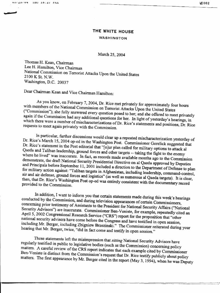 T3 B7 Dialogue W Commissioners FDR - 3-25-04 Gonzales Letter Re ...