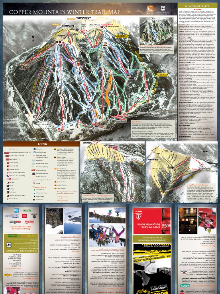 Copper 09 Winter Trail Map | PDF | Winter | Individual Sports