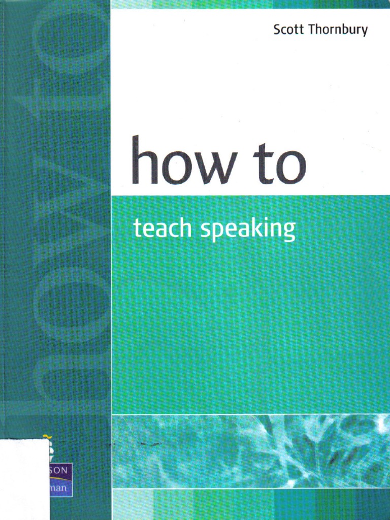 How To Teach Speaking | PDF