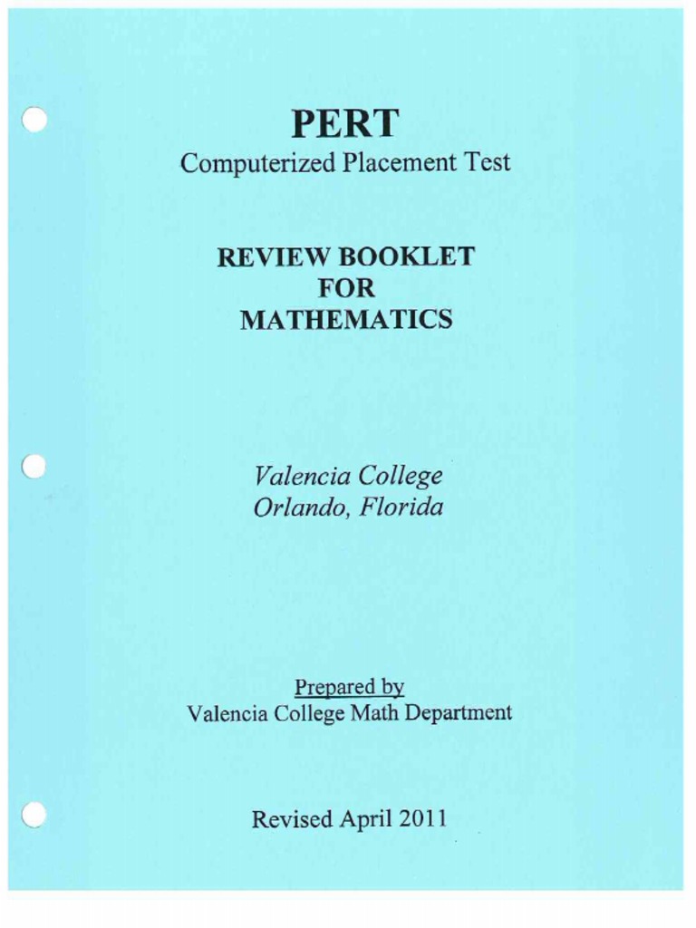 Pert Math | PDF