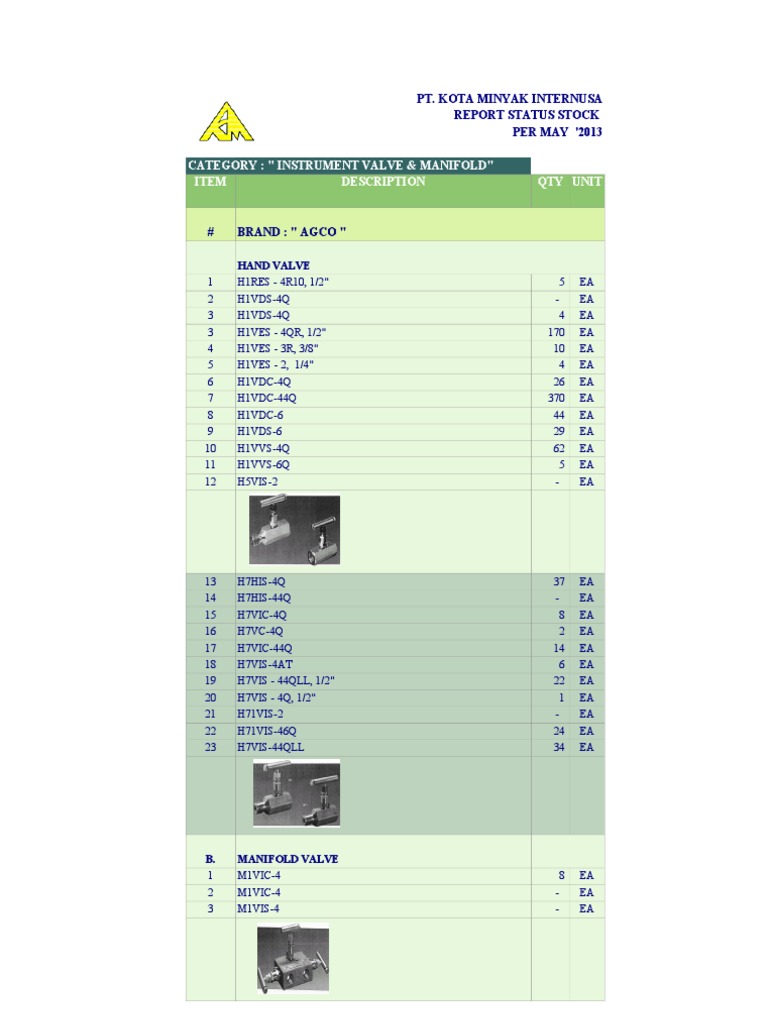 Instrument Valve & Manifold-Anderson G | PDF | Gases | Gas Technologies