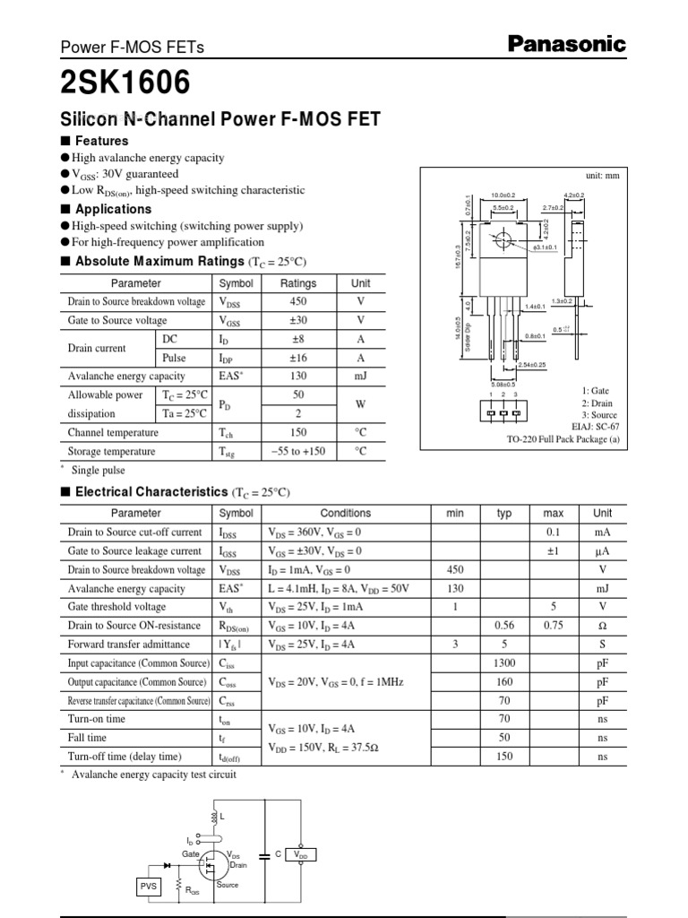 IC-ON-LINE - CN k1606 157895 | PDF | Field Effect Transistor ...