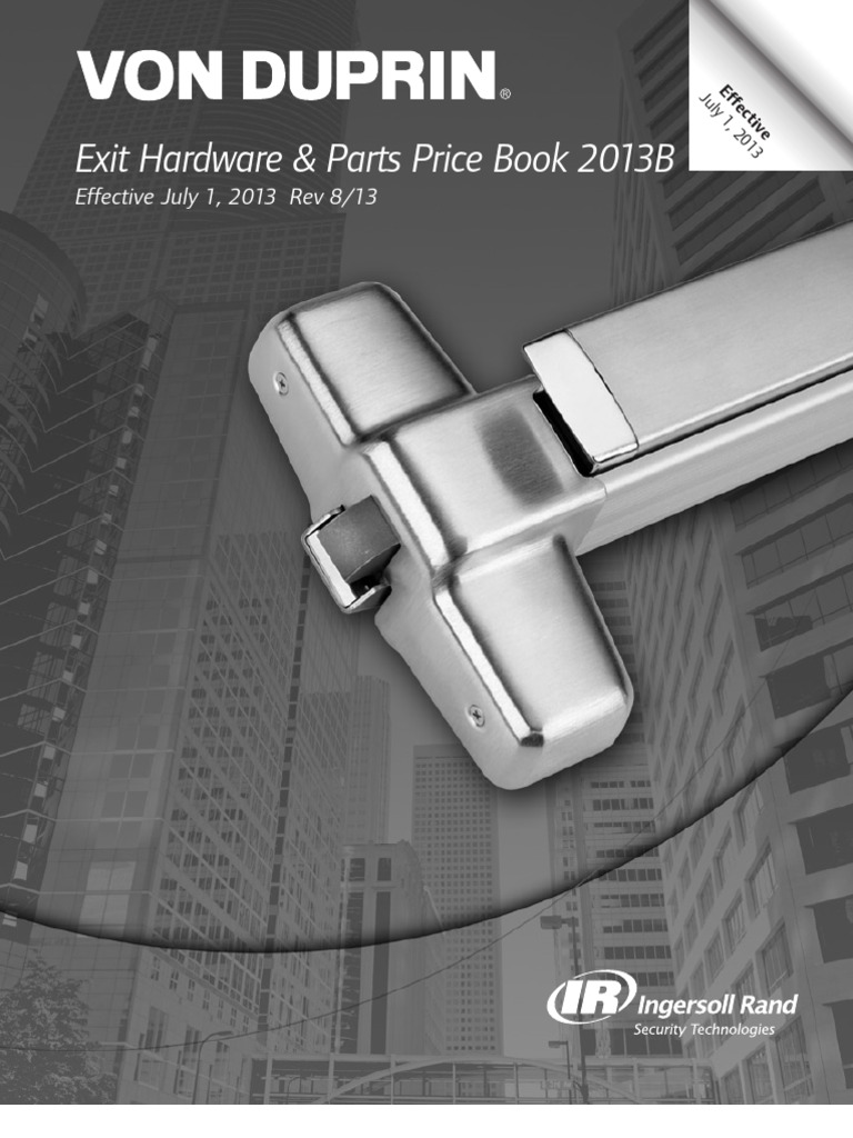von-duprin-price-book-revised-8-13-pdf-indemnity-private-law