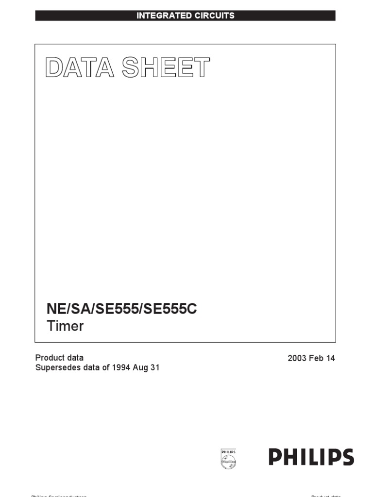 NE/SA/SE555/SE555C: Timer | PDF | Electricity | Electromagnetism