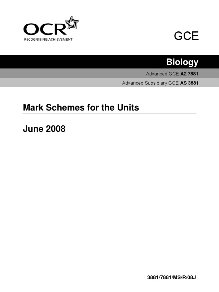 2008 Jun MS OCR CHEMISTRY OLD SPEC | PDF | Heart Valve | Atrium (Heart)