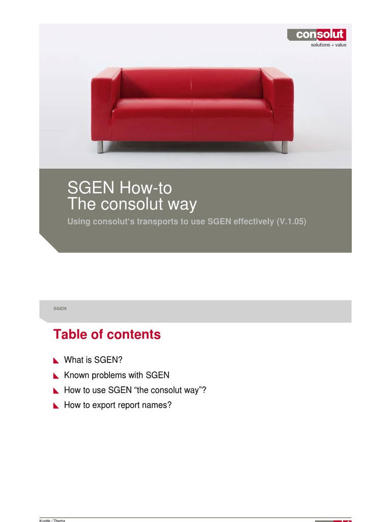 SAP Generate (SGEN) Programs | PDF | Computer Engineering | Information ...