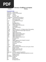 NATO Abbreviations and Acronyms List | PDF | Intelligence, Surveillance ...
