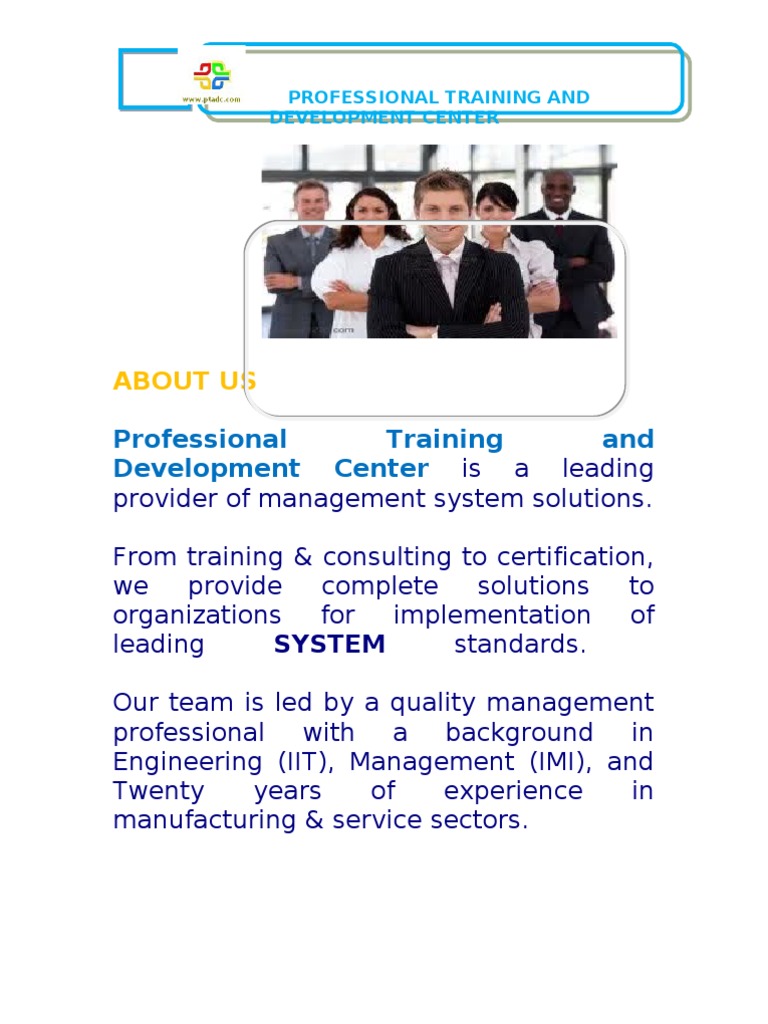 HR Training Brochure | PDF | Iso 9000 | Audit