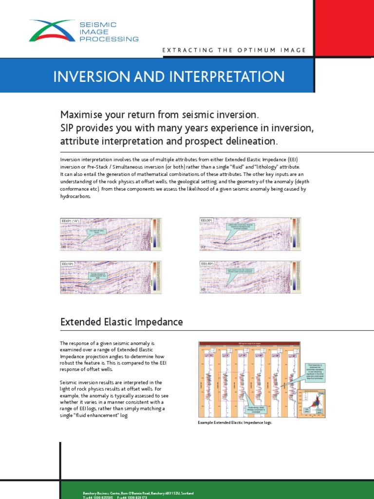 Extended Elastic Impedance | PDF