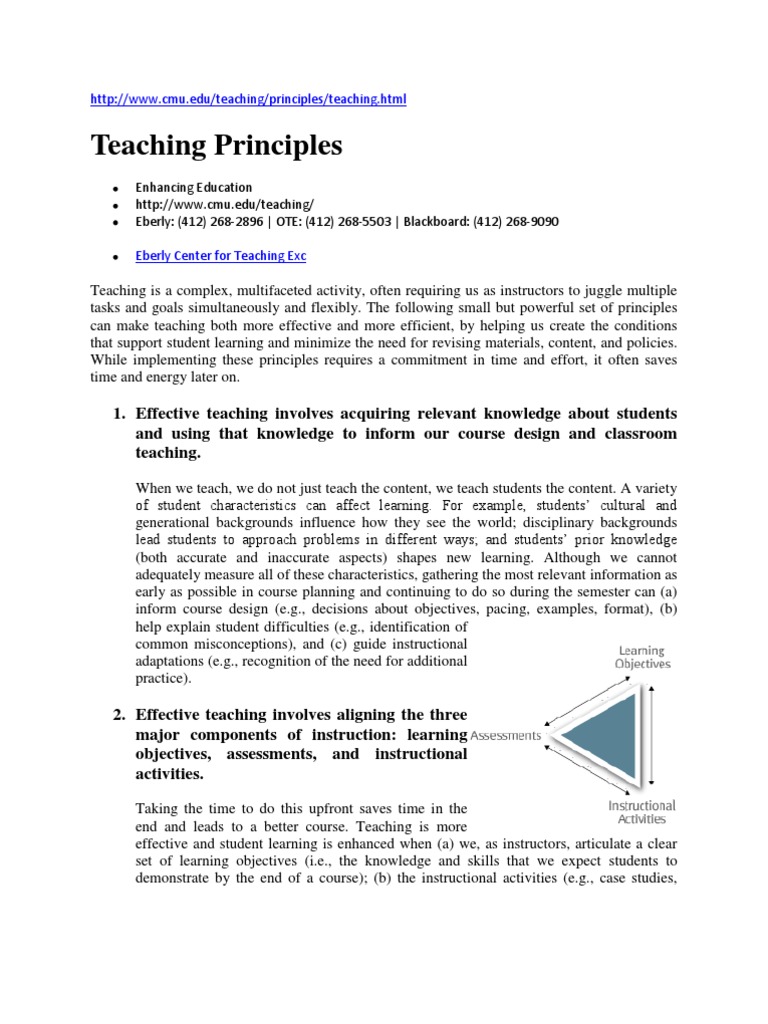 Principles of Teaching | PDF | Motivation | Motivational