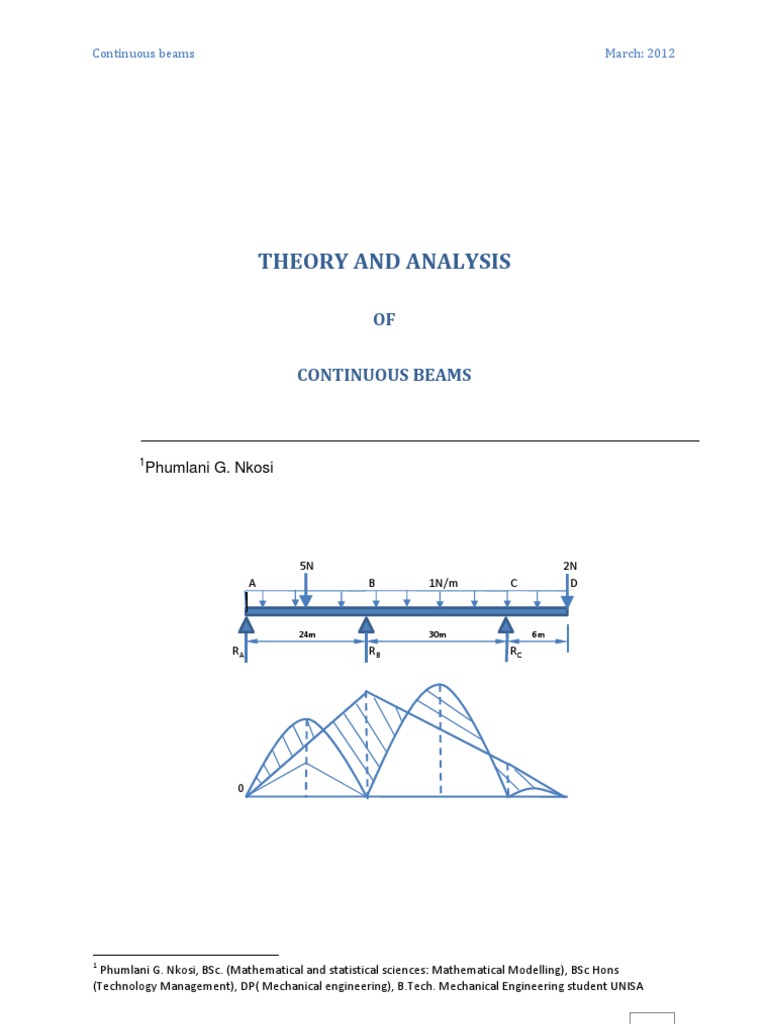 Continuous Beam Analysis Techniques | PDF | Bending | Beam (Structure)