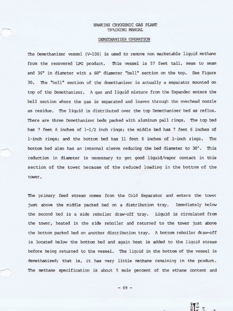 5 - Demethanizer Operation
