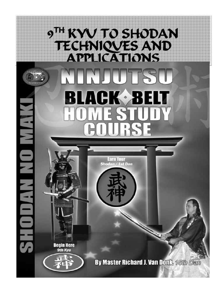 Ninjutsu 9th Kyu | PDF