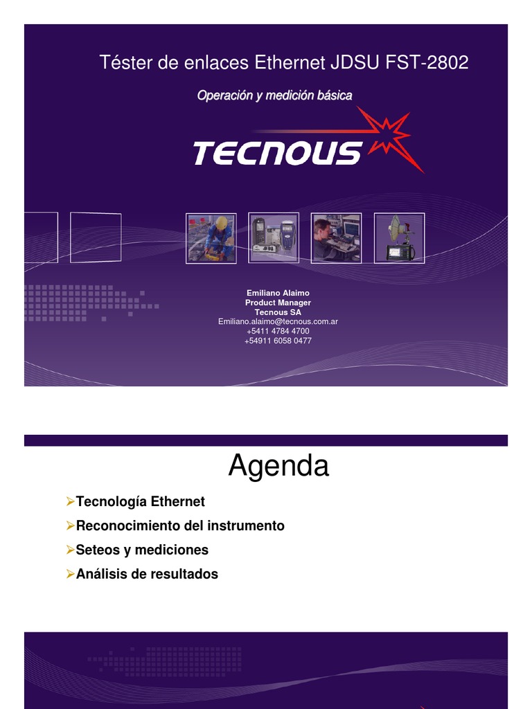 Operación FST-2802 - Tecnous | PDF | Ethernet | Red de computadoras