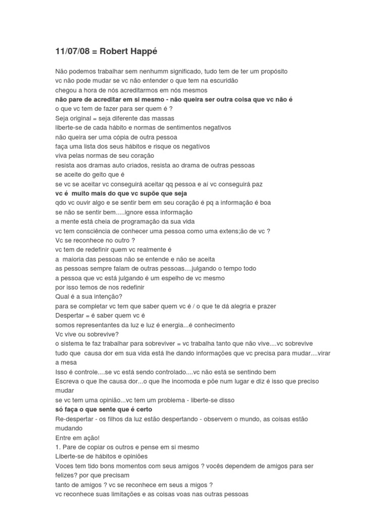 Robert Happe | PDF | Chacra | Amor