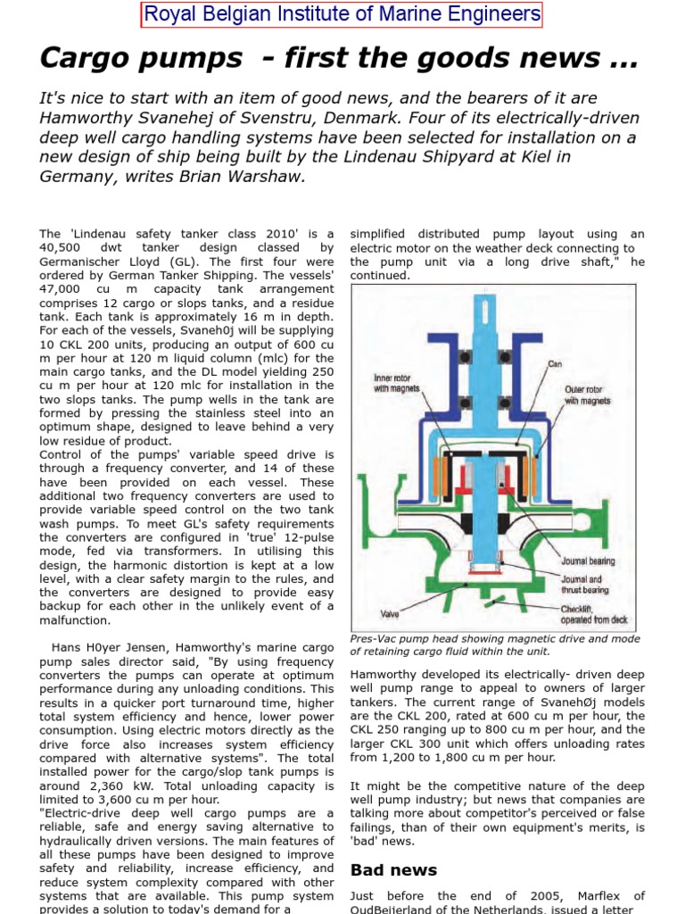 Marflex | PDF | Oil Tanker | Pump