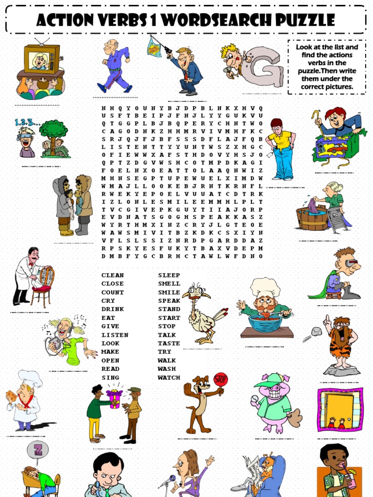 Action Verbs 1 | PDF