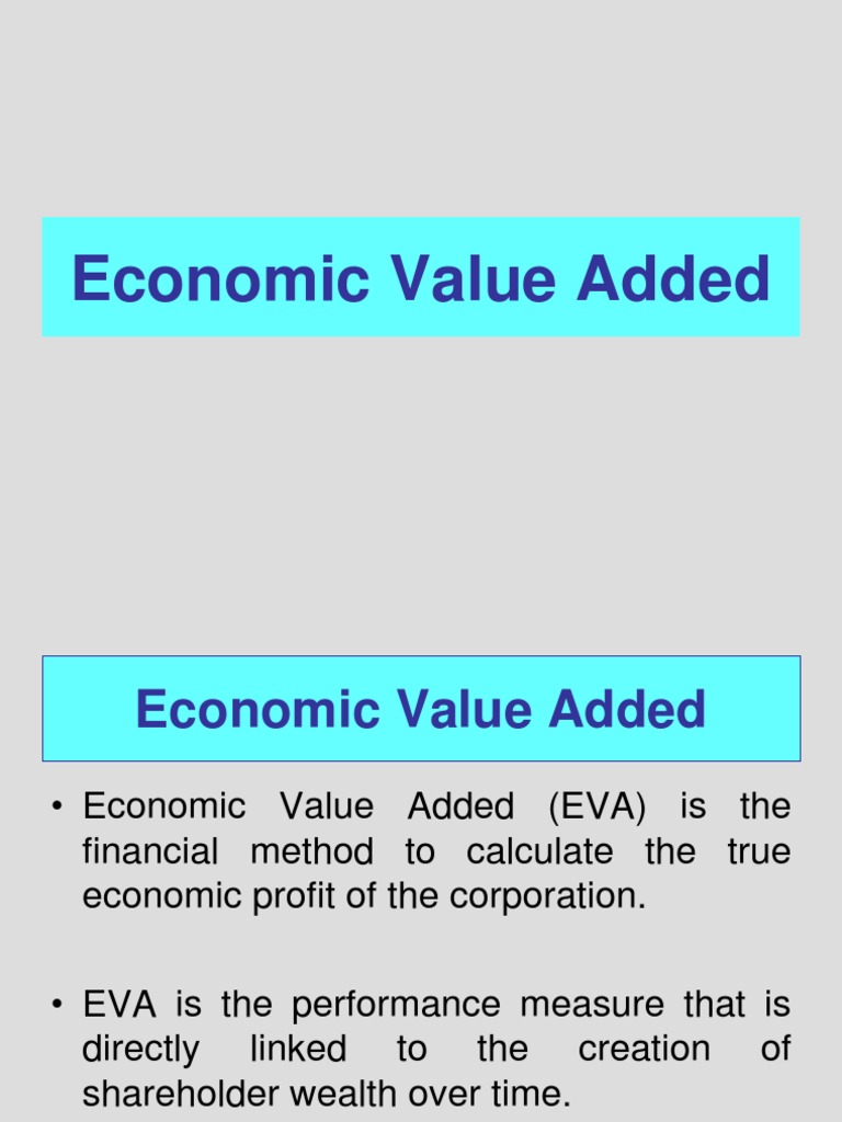 Economic Value Added1 | PDF | Investing | Profit (Accounting)