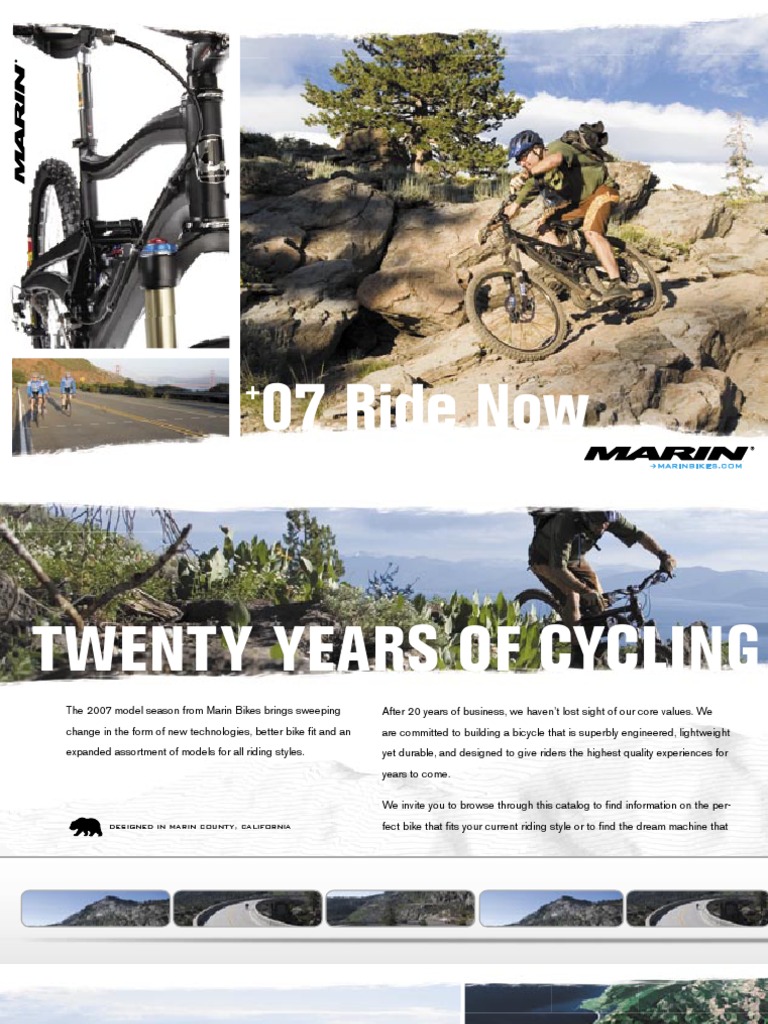 2007 Marin Catalog | PDF | Human Powered Transport | Vehicle Parts