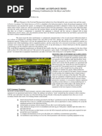 Fat and Sat Testing Protocols | PDF | Verification And Validation