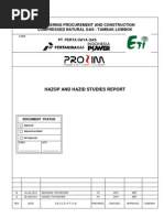 Template Hazid Report | PDF | Natural Gas | Hazards