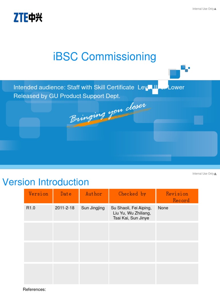 G TM iBSC Commissioning R1.0 | File Transfer Protocol | Booting | Free ...