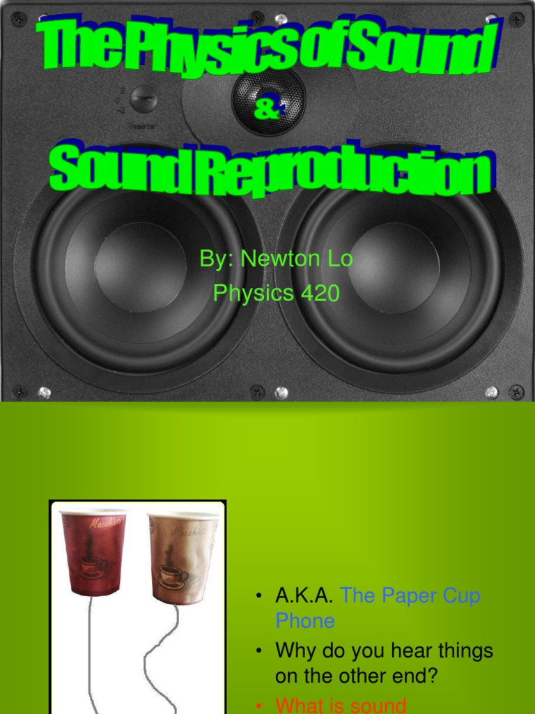 Physics of Sound2 | PDF | Waves | Loudspeaker