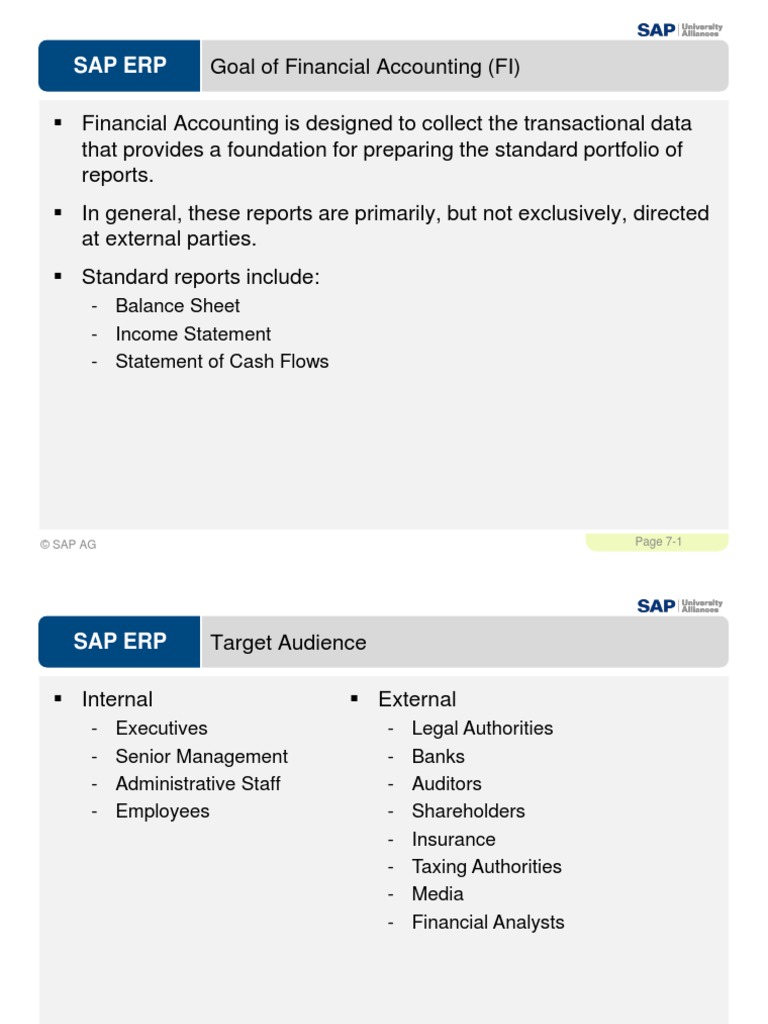 Sap Fico | PDF | Debits And Credits | Balance Sheet