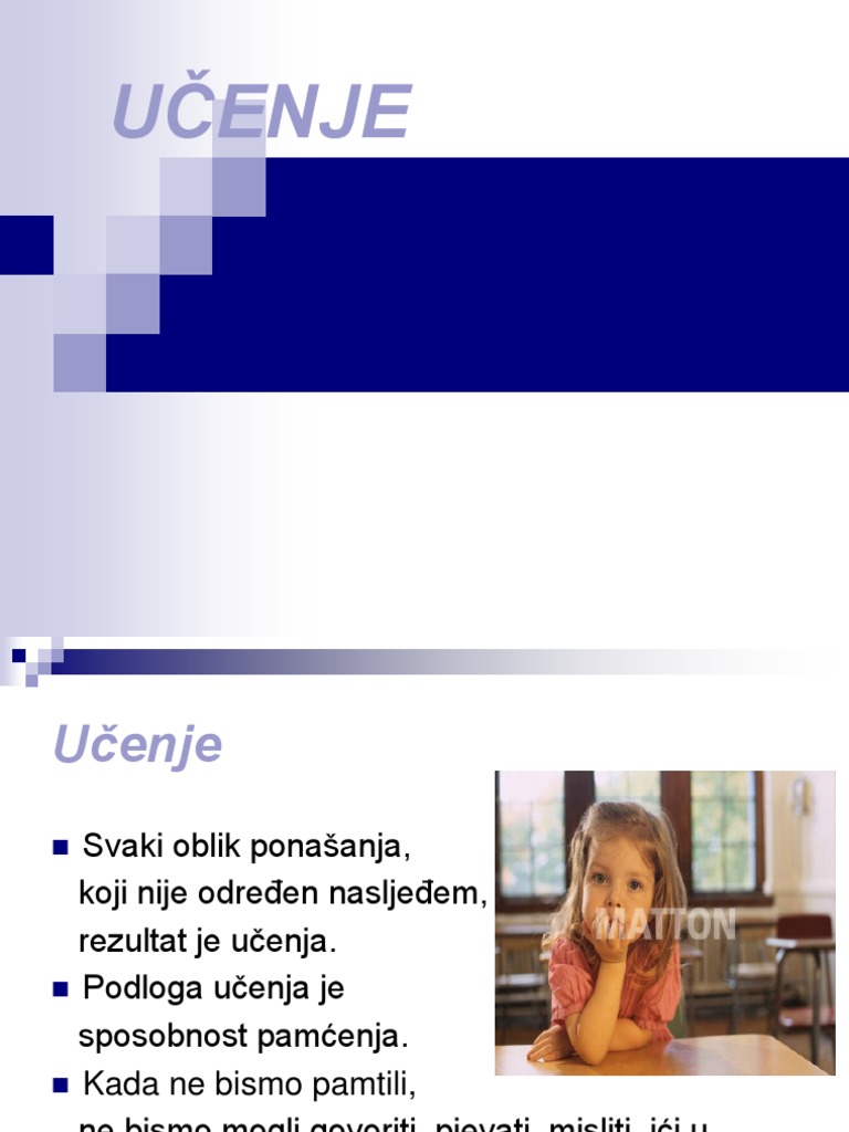 UCENJE | PDF