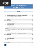 MyLearning LEARNER S Quick Guide | PDF | Login | User (Computing)