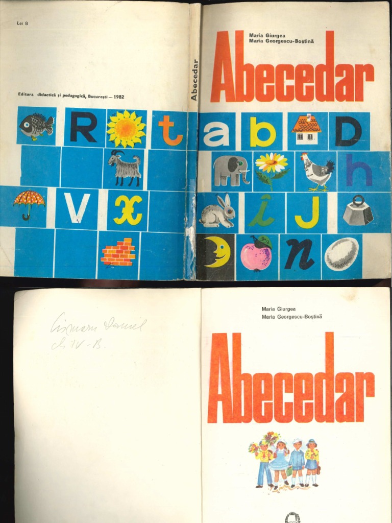 Abecedar Clasa I Romania 1982 | PDF