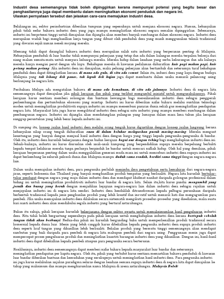 BM Karangan | PDF