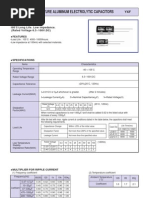 Polyester Capacitor Datasheet | PDF | Capacitor | Quantity