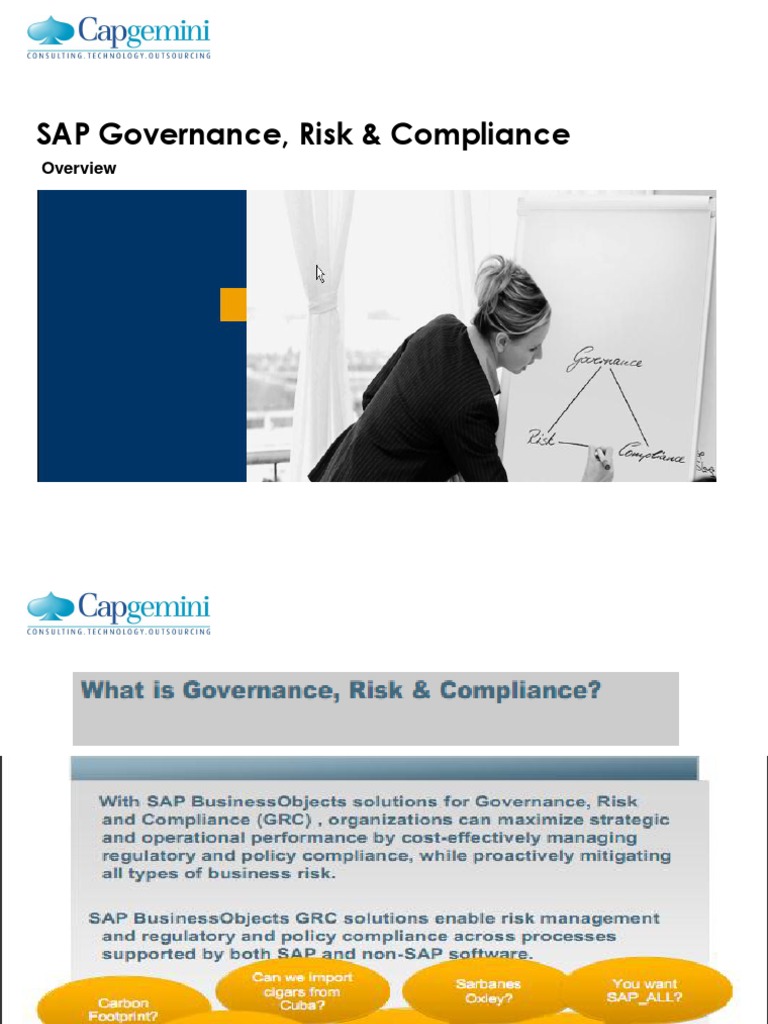 GRC Overview | PDF | Provisioning | Risk Management