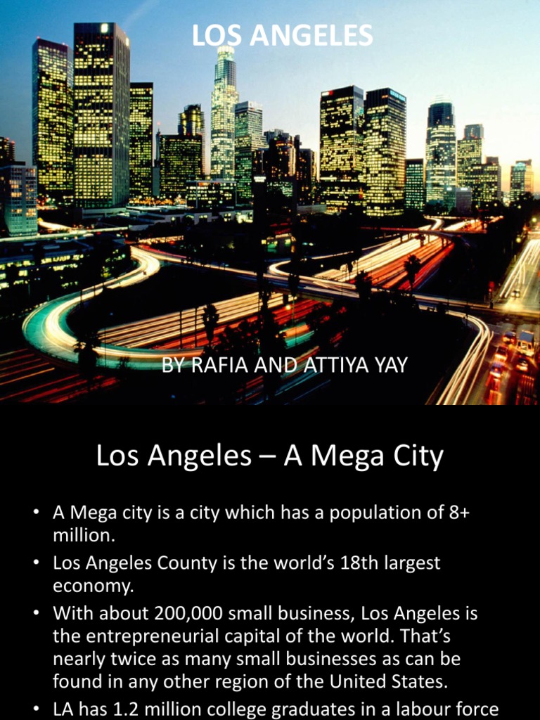 Geography Alevel Los Angeles - A Megacity | PDF | Los Angeles | Public ...