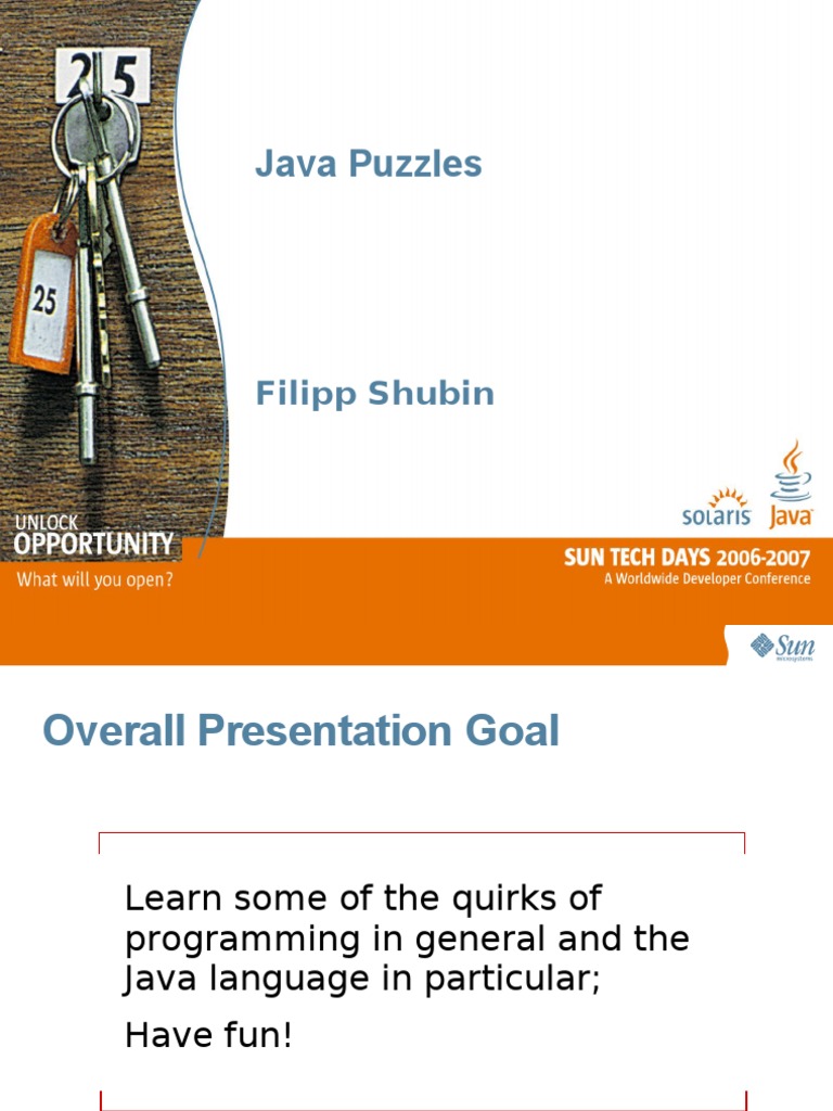 Java Puzzle | PDF | Method (Computer Programming) | String (Computer ...