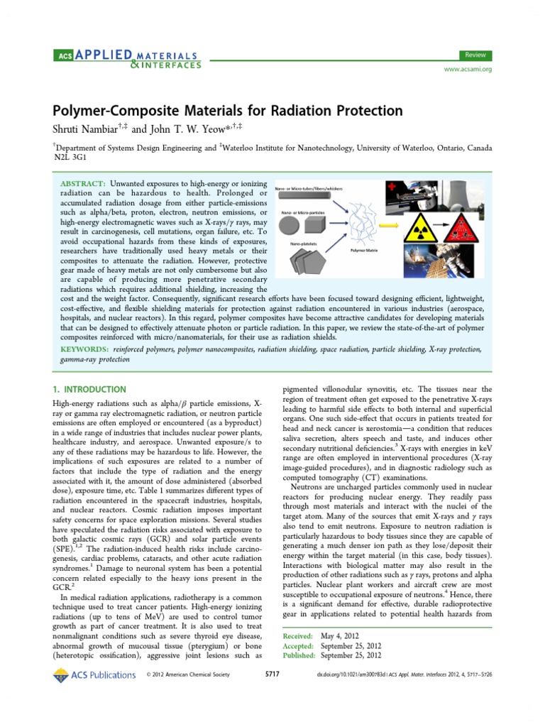 2012 Polymer-Composite Materials For Radiation Protection | Download ...