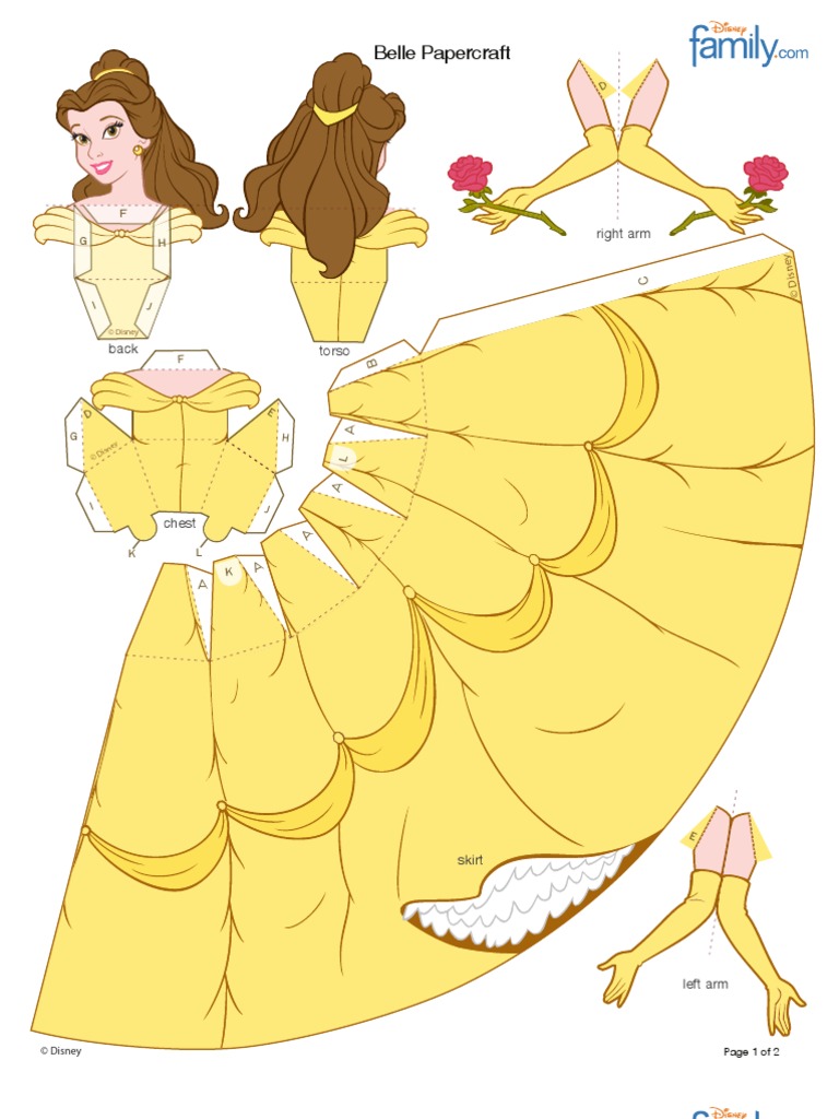 Belle Papercraft Printable 0210 | PDF