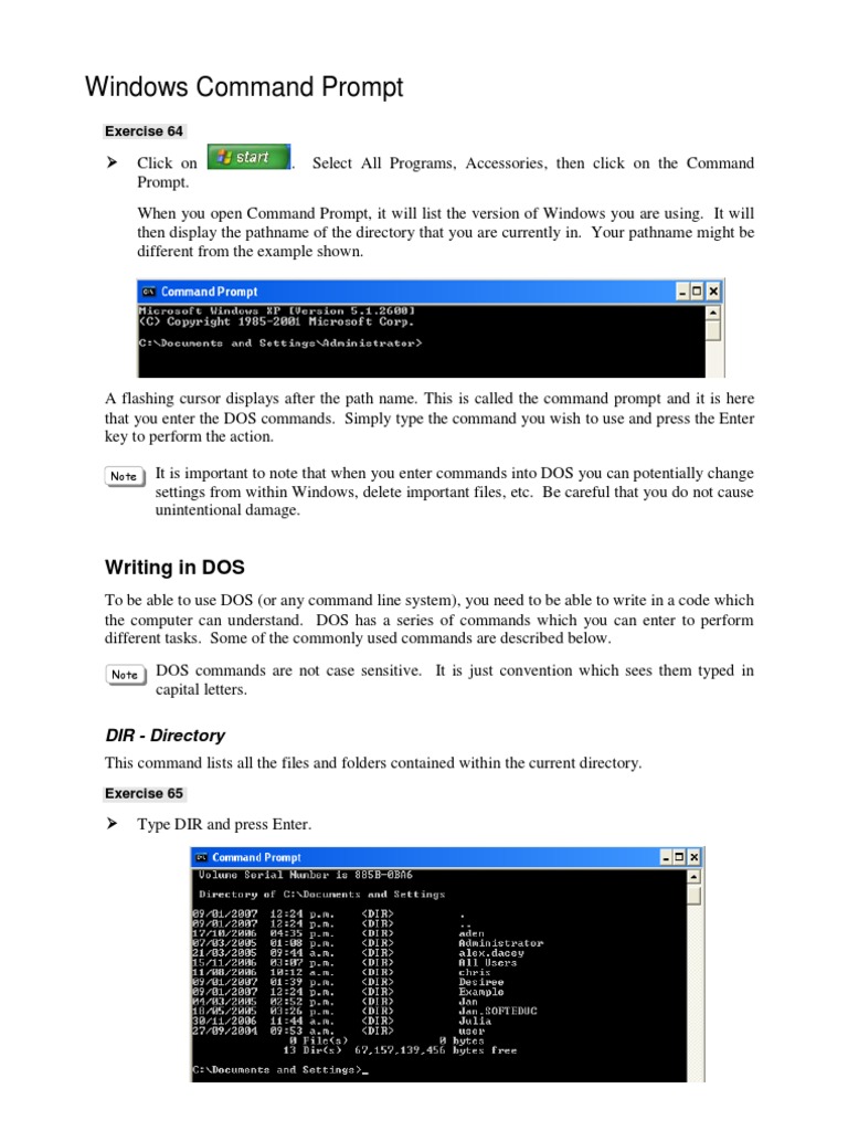 Command Prompt Command Line Interface Directory Computing