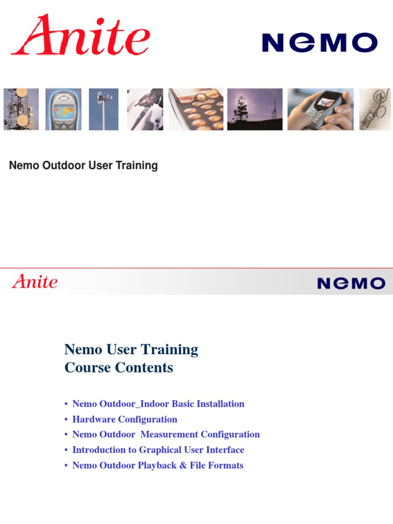 Nemo Outdoor User Training Guide | PDF | File Transfer Protocol ...