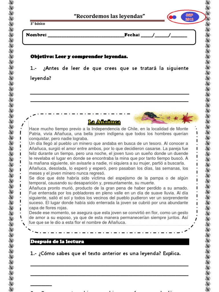 Guia de Las Leyendas 3 Basico | PDF