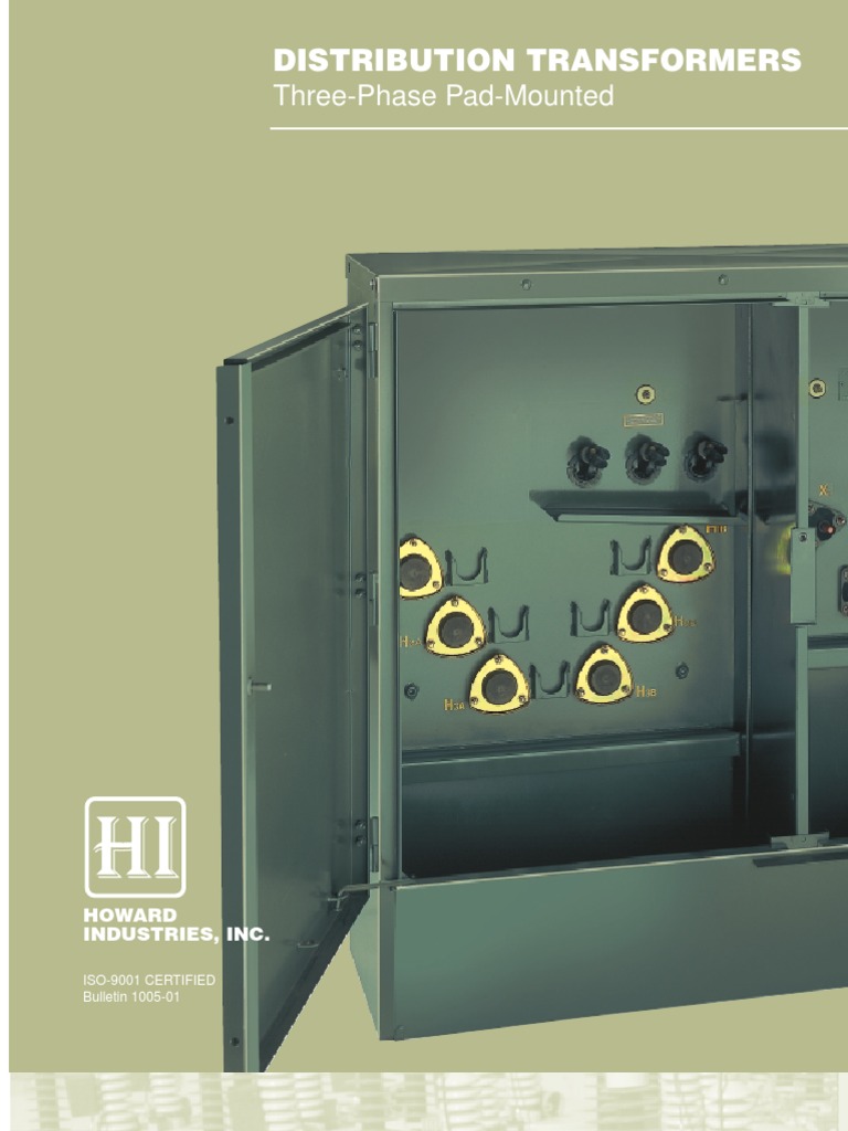 Three Phase Pad Mounted Brochure | PDF | Fuse (Electrical) | Transformer