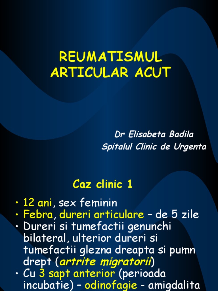 Reumatism Articular Acut | PDF | Immunology | Thorax (Human Anatomy)