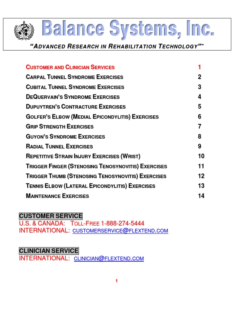 Flextend Exercise Programs | PDF | Elbow | Musculoskeletal Disorders