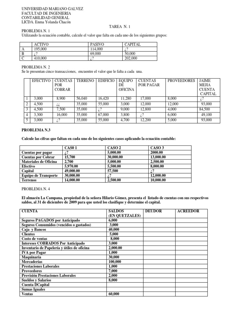 Tareas | PDF | Contabilidad | Depreciación