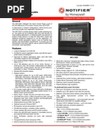 NOTIFIER INSPIRE N16e N16x Fire Alarm Control Panel Data Sheet | PDF ...