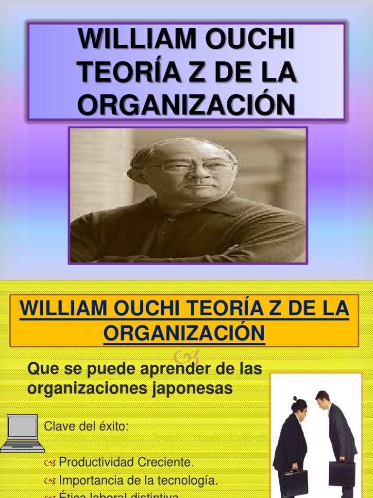 Teoría Z de William Ouchi | PDF