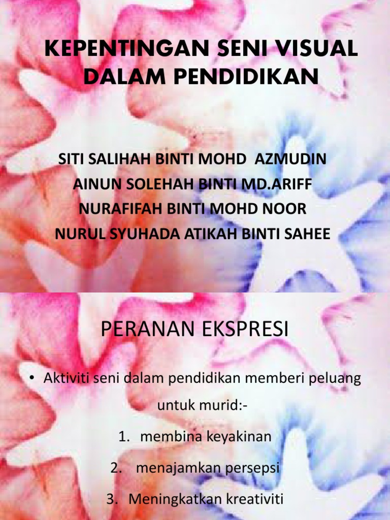 Peran Seni Visual dalam Pendidikan | PDF | Sains & Matematika