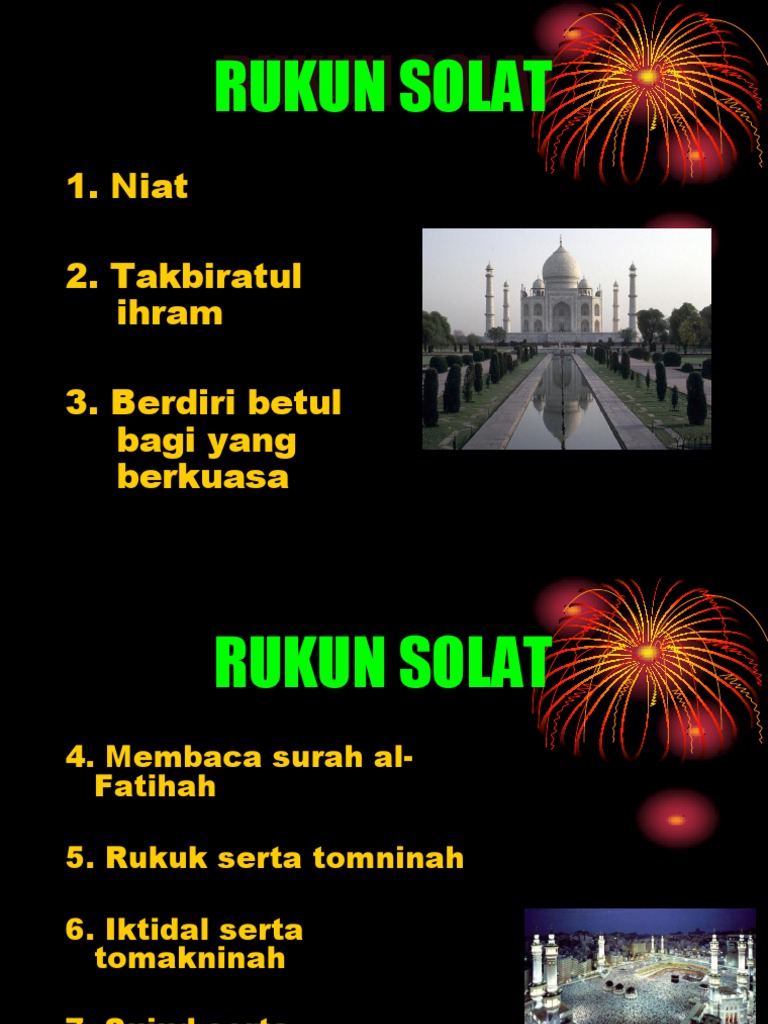 Rukun Solat: Panduan Lengkap dan Tertib | PDF | Sains & Matematika ...