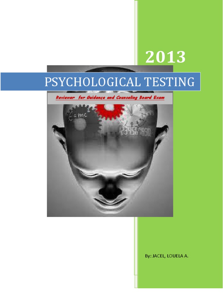 Reviewer For Psychological Testing | PDF | Psychometrics | Test ...